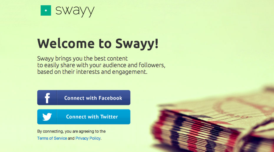 ソーシャルメディア担当者必見！ ファンに最適なコンテンツを発掘してくれる『Swayy』！