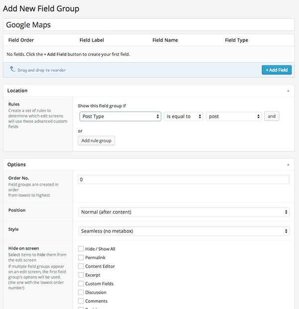 Advanced Custom Fields: Google Maps - Hivelocity (ハイベロシティ) デジタルでビジネスを最適化